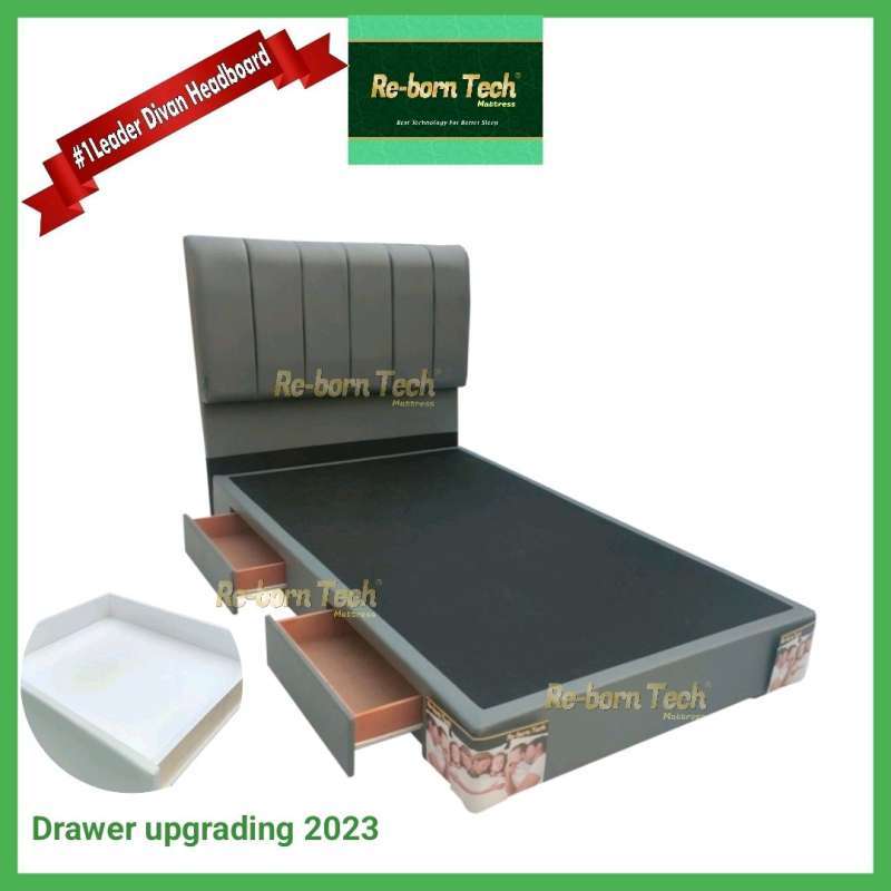 Promo Re-born Tech Basic dipan divan laci 120x200 Diskon 5% di Seller ...