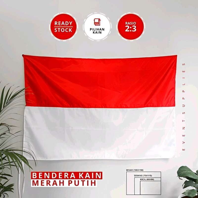 Jual Bendera Merah Putih Jumbo Kualitas Premium Semua Ukuran Dekorasi ...