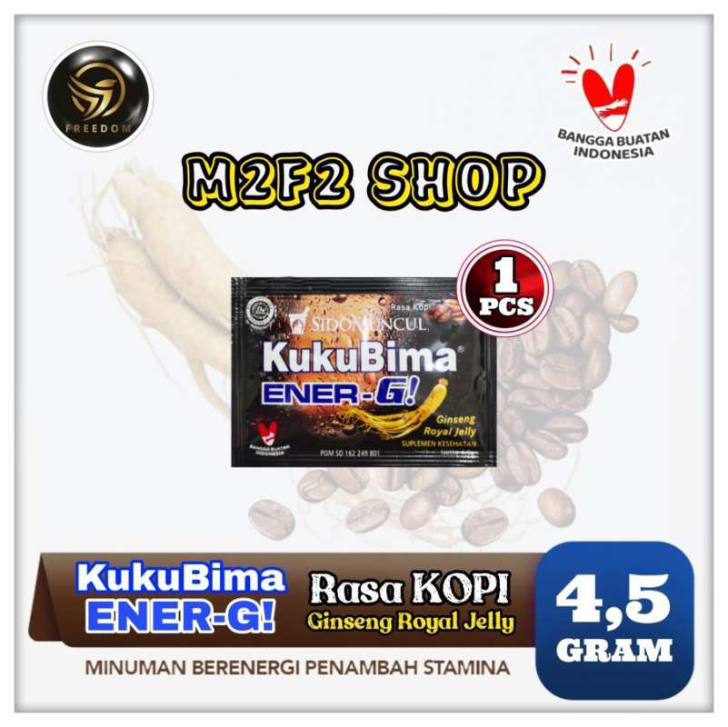 Promo Sido Muncul Kuku Bima Ener-g Energi Rasa Kopi Sachet - 4,5 Gr ...