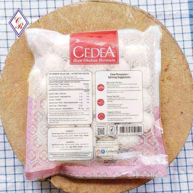 Jual Baso Ikan Fish Ball Cedea 500gr Frozen Di Seller Citra Rasane Food ...