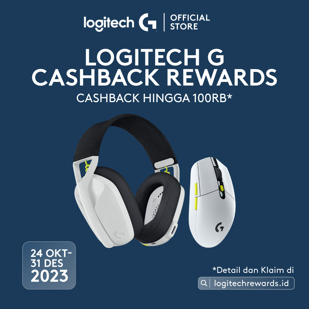 Jual Logitech Combo G304 SE Lightspeed Wireless Gaming Mouse + Logitech ...