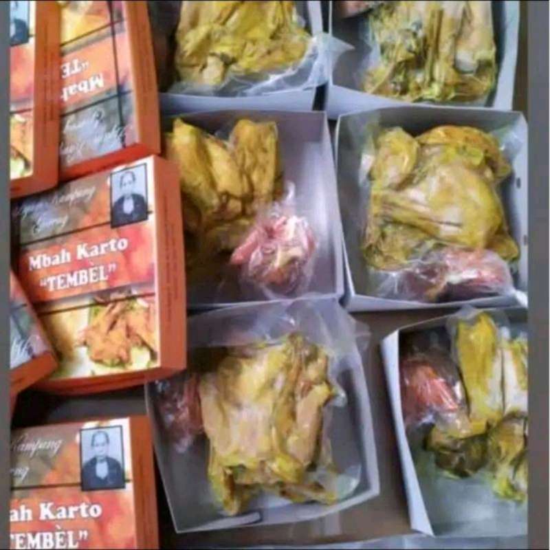 Promo Ayam Goreng Mbah Karto Tembel 1 ekor frozen Diskon 7% di Seller ...