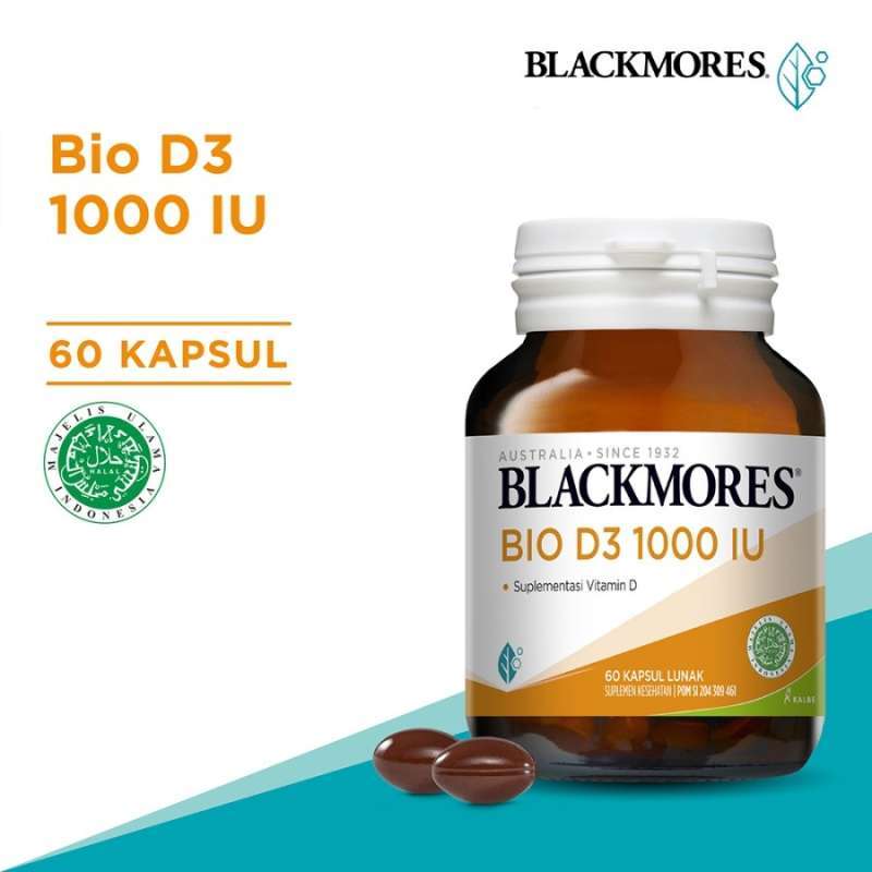 Promo Blackmores Bio D3 1000 IU isi 60 - Vitamin Daya Tahan Tubuh Diskon 15% di Seller Rumah ...
