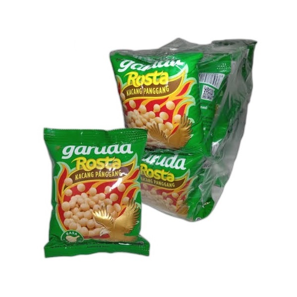 Promo Garuda Rosta Kacang Panggang Rasa Bawang [10 Pcs/ Renceng] Diskon ...