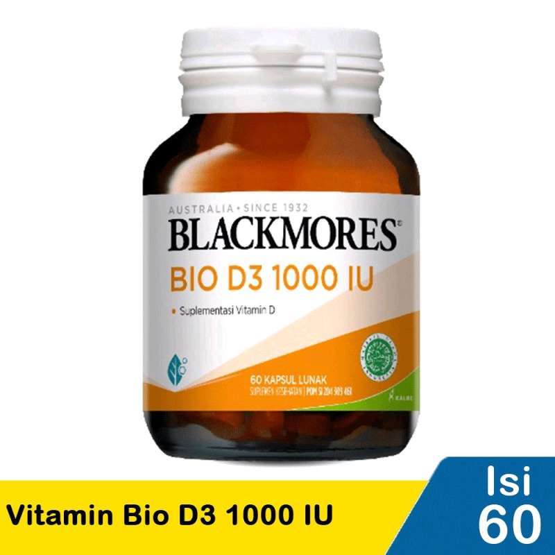 Jual Blackmores Bio D3 1000 Iu (60 Kapsul) / Vitamin D3 1000 Iu Di Seller Manroeolshop ...