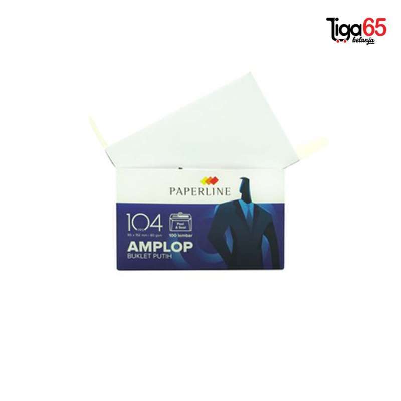 Jual Amplop Dl Putih Polos Paperline 104 Isi 100 (95 X 152 Mm) 80 Gram ... Jual Amplop Dl Putih Polos Paperline 104 Isi 100 (95 X 152 Mm) 80 Gram ...