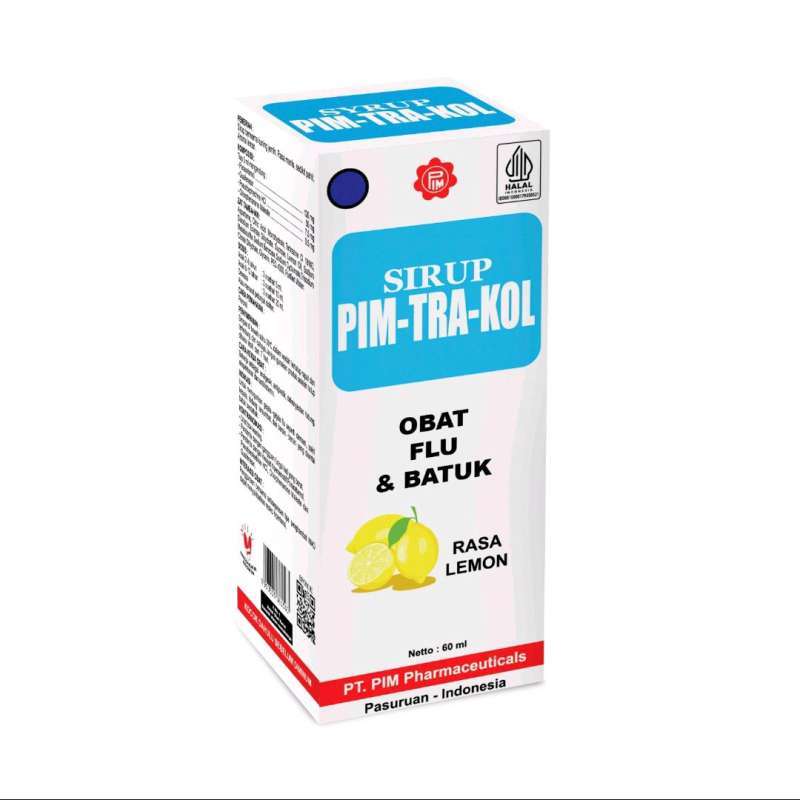 Jual Pimtrakol Syrup 60ml (obat Batuk Pilek Dan Influenza) - Rasa Lemon ...