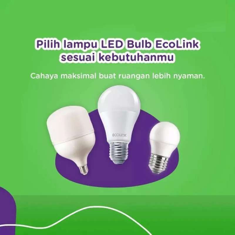Jual Ecolink Lampu Led Capsule Bulb Bohlam 15 W Watt 15watt 15w Kuning ...