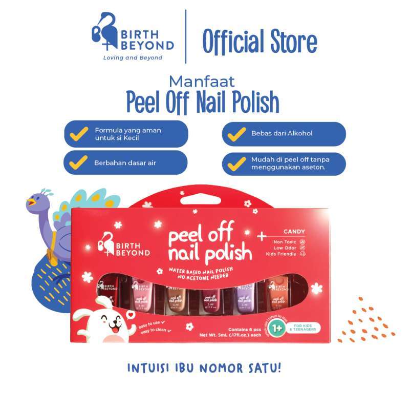 Jual Birth Beyond Peel Off Nail Polish Candy Di Seller Official Store ...