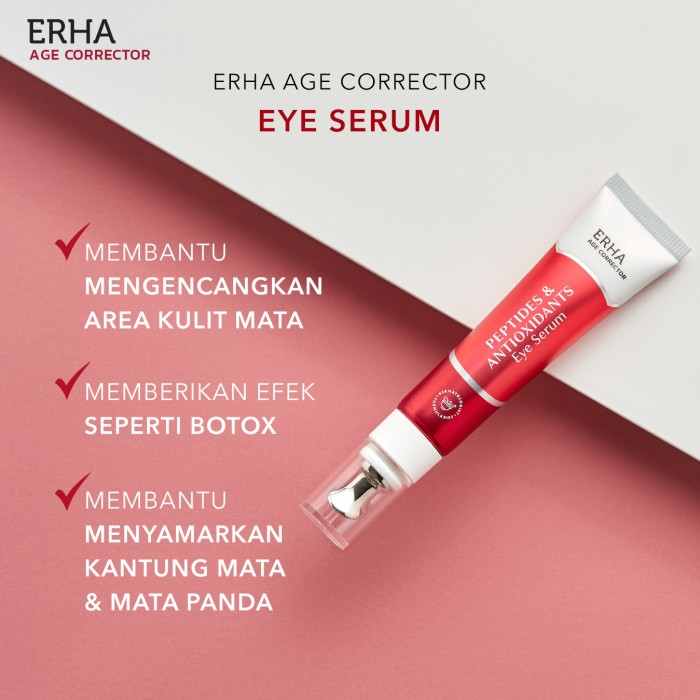 Promo Erha Age Corrector Peptides & Antioxidants Eye Serum Diskon 25% ...