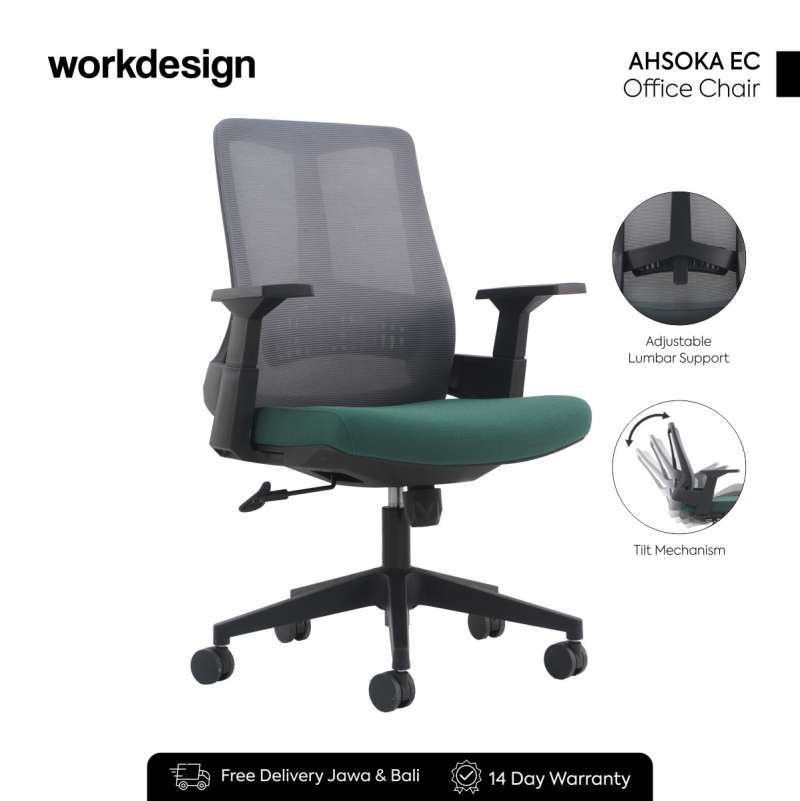 Jual Workdesign - Ahsoka EC Kursi Kantor / Kursi Kerja Ergonomis dengan Lumbar Support di Seller ...