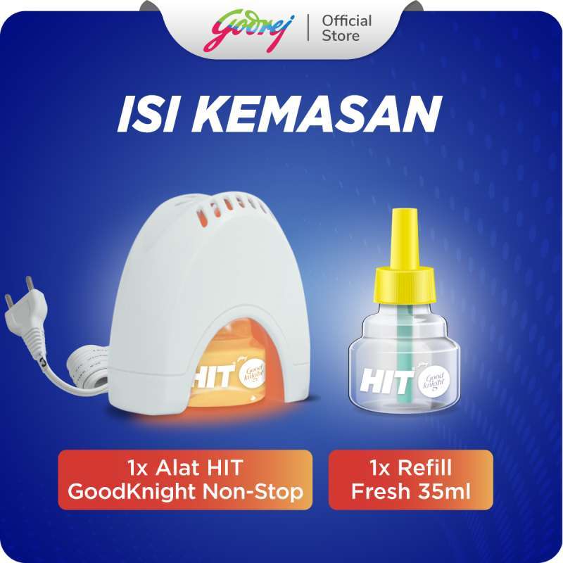 Promo Hit Good Knight Non Stop Obat Nyamuk Elektrik Set + Refill Fresh ...