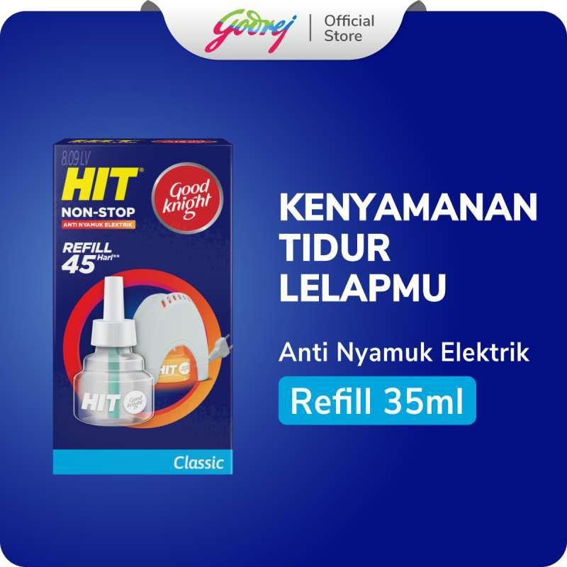 Promo Hit Good Knight Non Stop Refill Classic 45 Hari 35ml - Refill ...