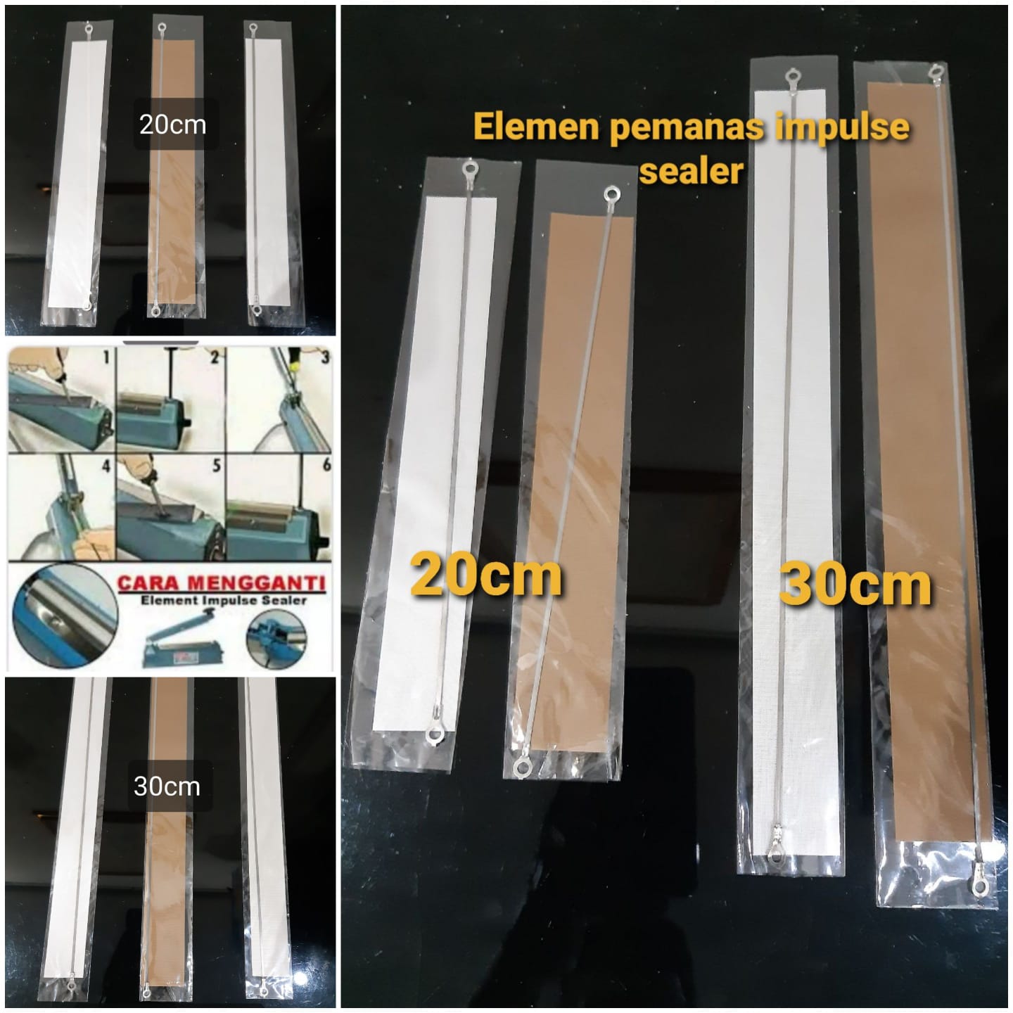 Jual Kain / Elemen Pemanas Impulse Sealer di Seller Jumanji8888 ...