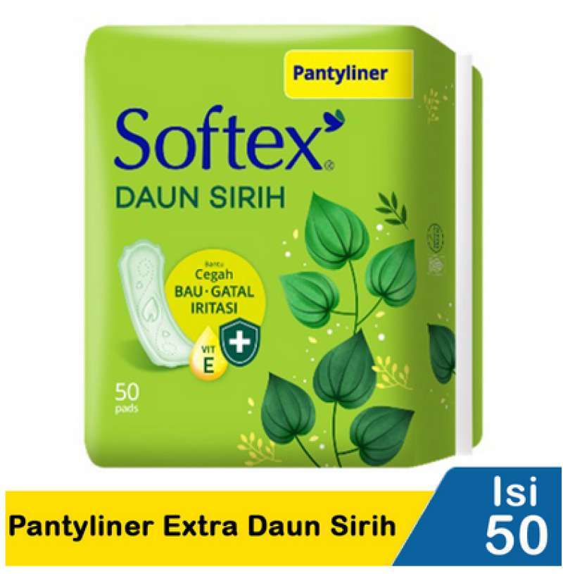 Jual Softex Panty Liners Ekstra Daun Sirih Non Perfume 50's Di Seller ...