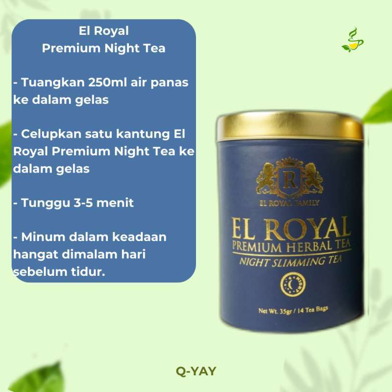 Promo Paket El Royal Premium Herbal Tea - Teh Herbal Untuk Kesehatan ...