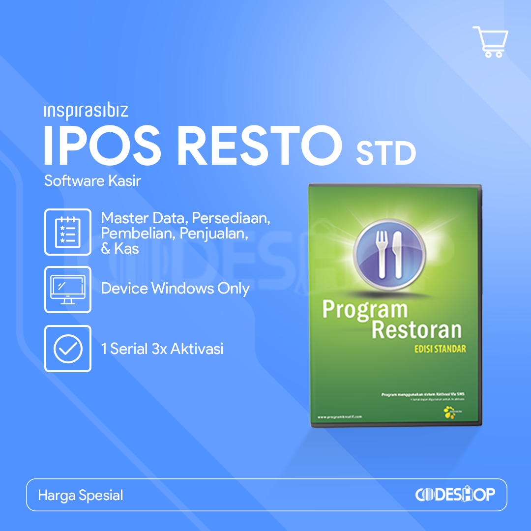 Jual Ipos Restoran 3.0 Software Kasir Warung Makan Di Seller Codeshop ...