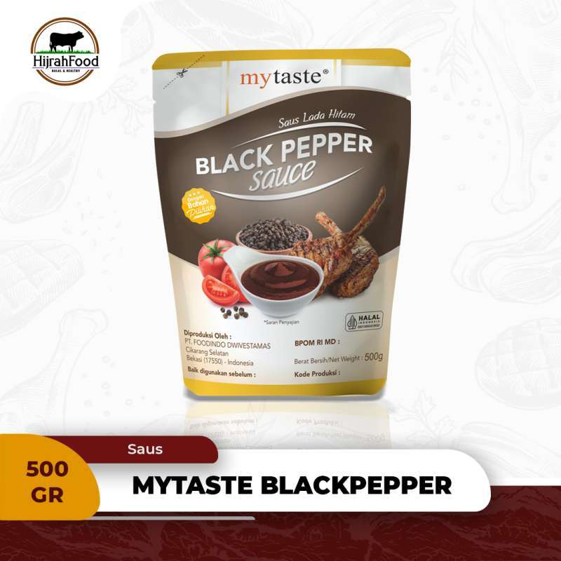 Jual Mytaste Black Pepper Sauce / Lada Hitam (qty. 500 Gr) Pengiriman ...