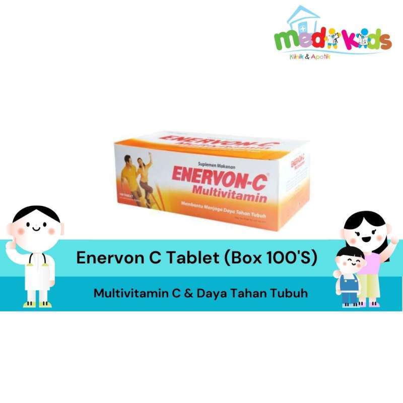 Jual Enervon C Tablet - Vitamin C Box Isi 100 Tab Enervonc Di Seller ...