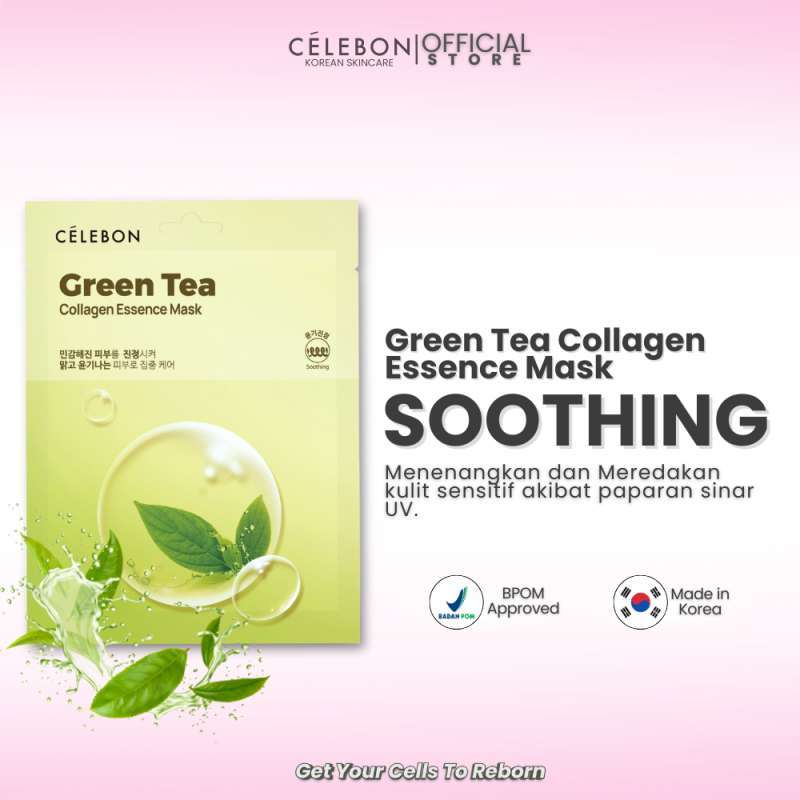 Jual [new Packaging] Celebon Green Tea Collagen Essence Di Seller ...