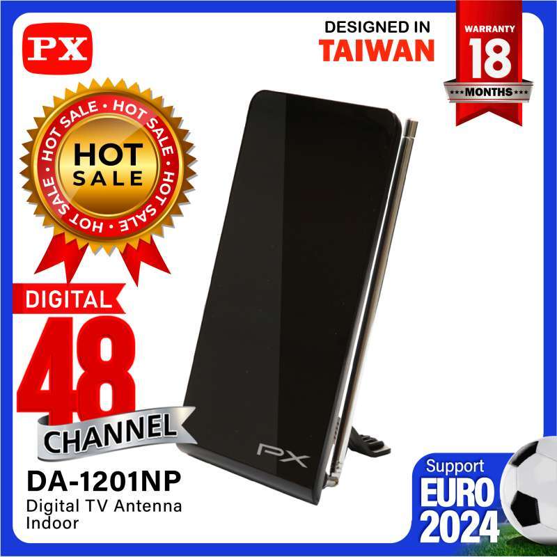 Promo Px Digital Tv Indoor Antenna Da-1201np Diskon 50% Di Seller Px ...