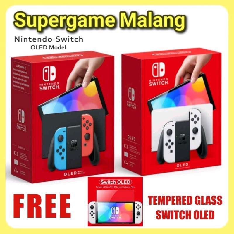 Jual Nintendo Switch Oled Putih White Neon Red Blue Console Game Gaming New Di Seller Supergame ...