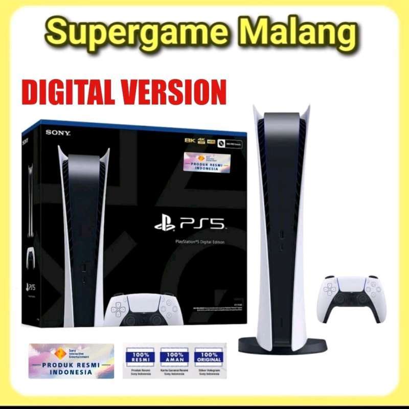 Jual Ps5 Digital Indonesia Playstation Console Ps 5 Garansi Resmi Indo ...