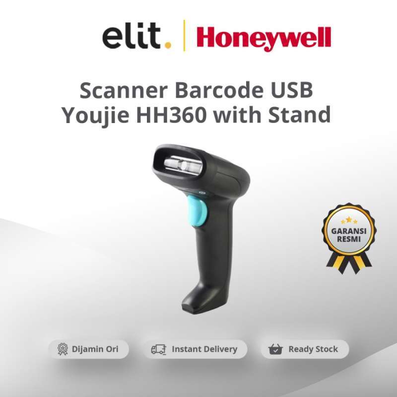 Jual Honeywell Scanner Barcode Usb Youjie Hh360 With Stand Di Seller ...