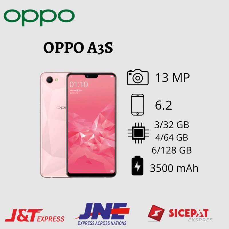 Jual Hp Oppo A3 S Ram 6 128 Spesifikasi Original, Murah & Diskon Harga ...