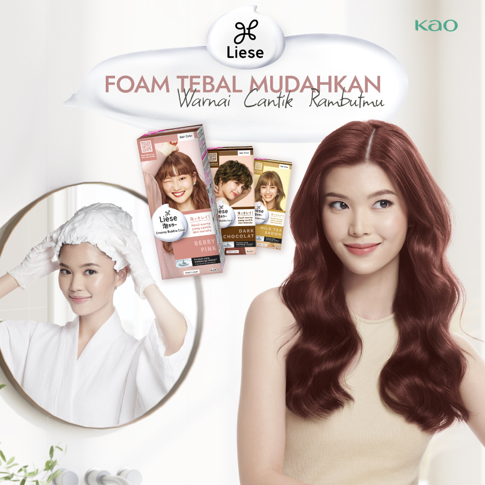 Promo Liese Creamy Bubble Color Foam Pewarna Rambut Permanent - Deep ...
