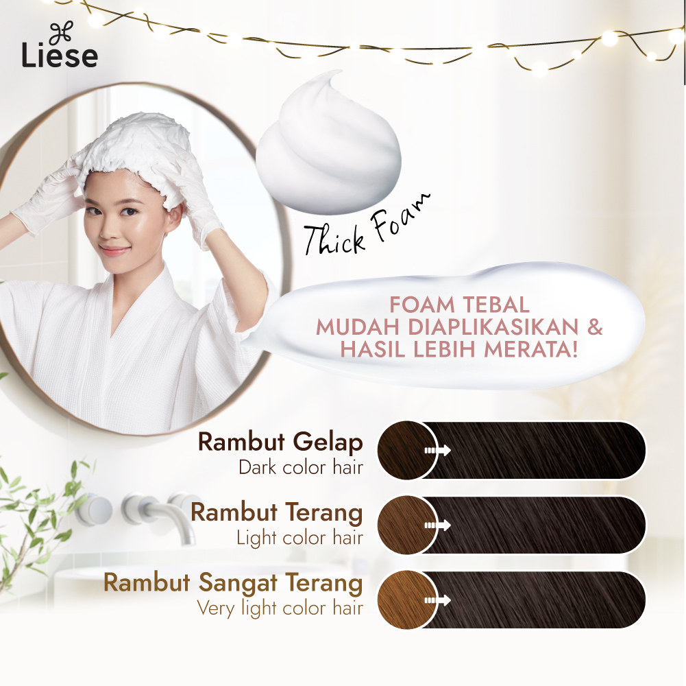 Promo Liese Creamy Bubble Color Foam Pewarna Rambut Permanent - Deep ...