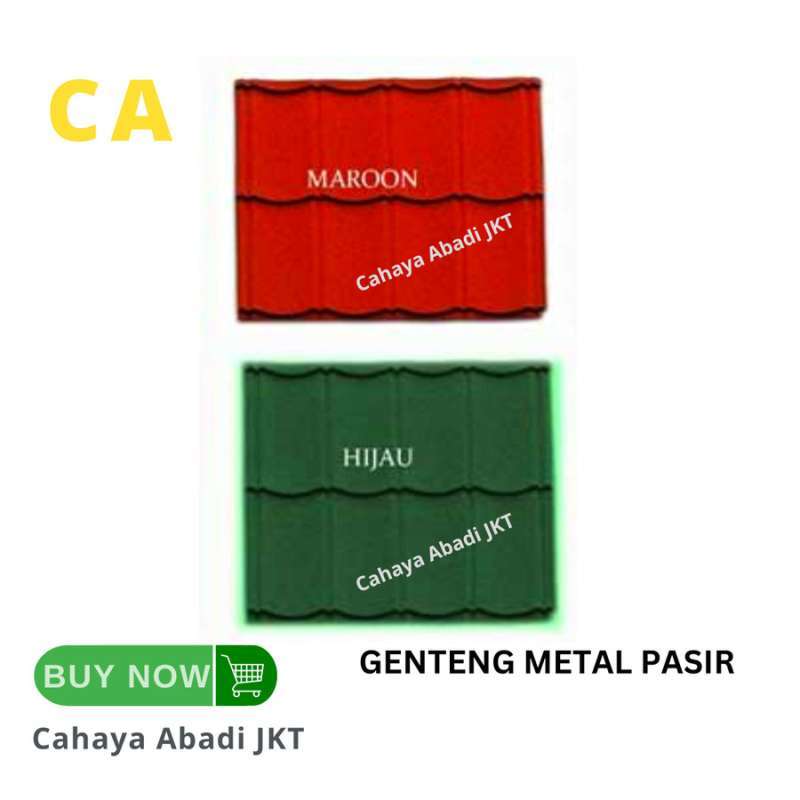 Jual Genteng Metal Pasir Merah Di Seller Cahaya Abadi Jakarta - Cempaka ...