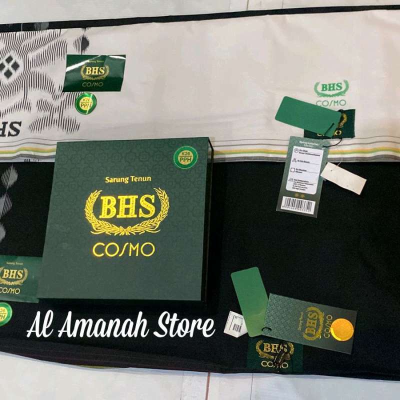 Jual Sarung Bhs Cosmo Edisi Hitam Di Seller Al Amanah Store - Pasar ...