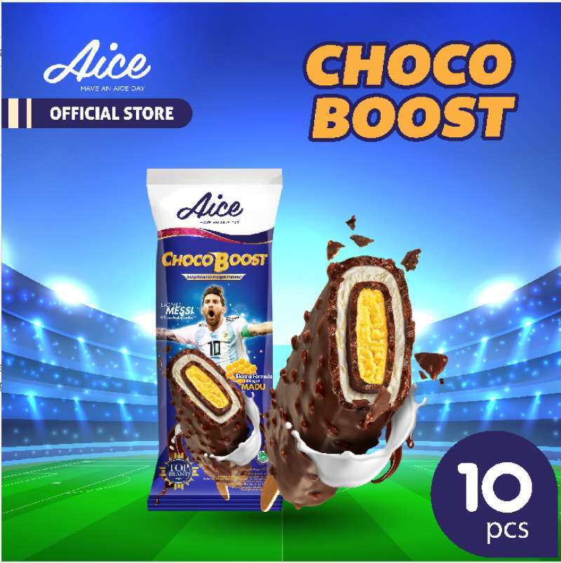 Jual Aice Ice Cream Choco Boost 60g Isi 10 Pcs Di Seller Aice Ice Cream Store Official Store ...