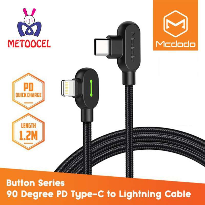Promo Mcdodo Ca-737 Pd Fast Charging Type C Lightning iPhone Kabel Data 1.2m Diskon 13% Di ...