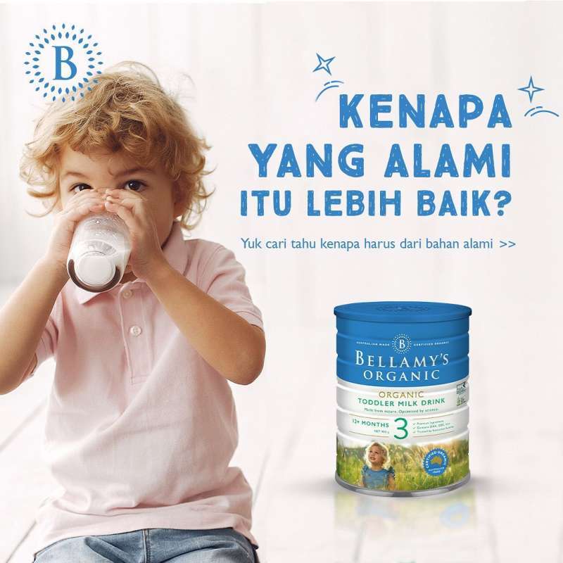 Jual Susu Bellamys Organic Step 2 Follow On Formula 6-12 Months - Susu ...