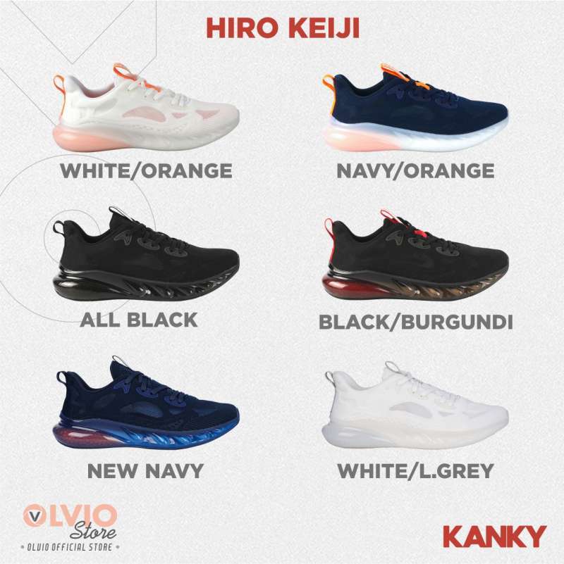 Jual Kanky Hiro Keiji - Sepatu Sneakers Casual Sport Sekolah Pria ...