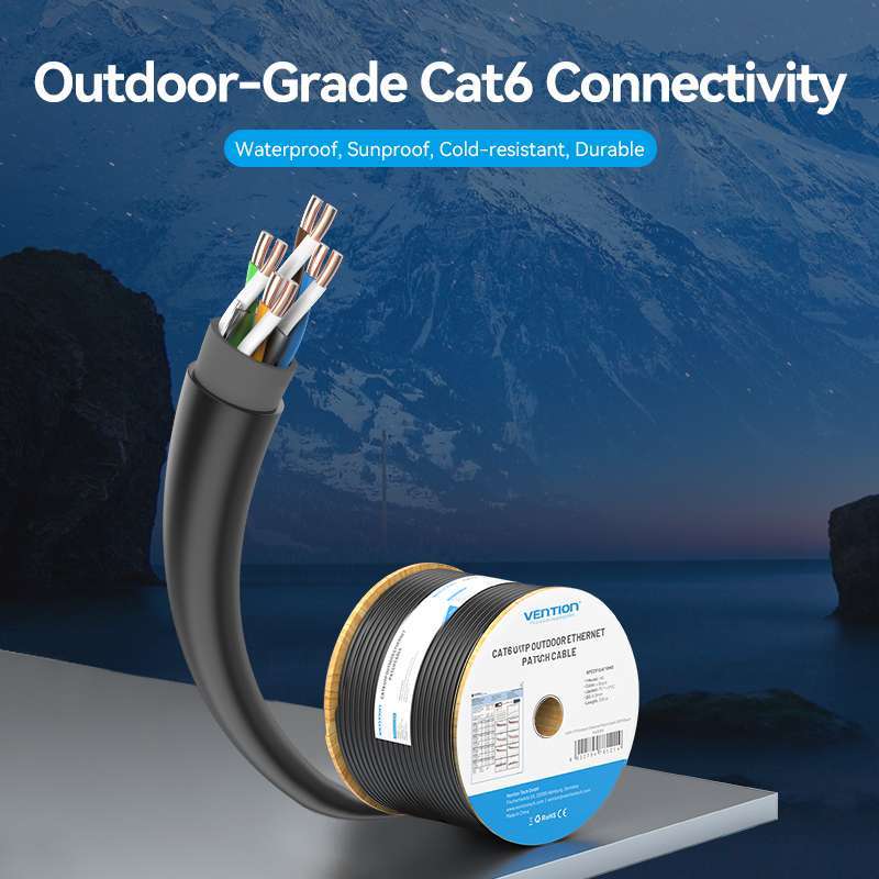 Jual Vention Kabel Lan Ethernet Rj45 Cat6 Cat 6 Utp 1gbps 305m Roll ...