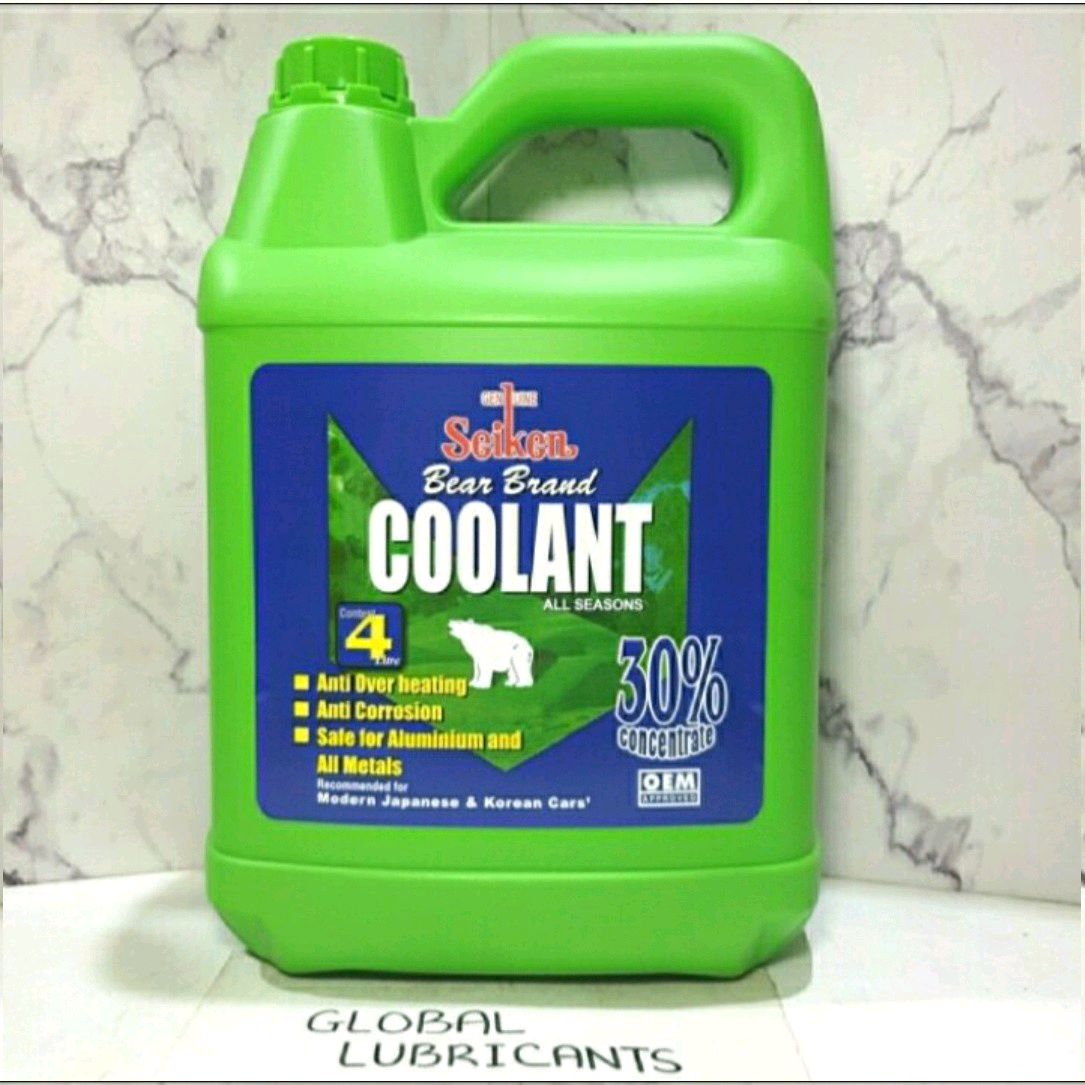 Jual Seiken Antifreeze/ Long Life Radiator Coolant 4 Liter 30% (Biru ...