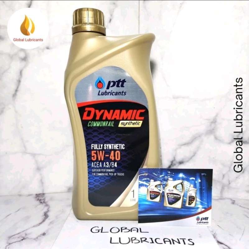 Jual Ptt Dynamic Commonrail Synthetic 5w-40 5w 40 1 Liter (oli Mesin ...