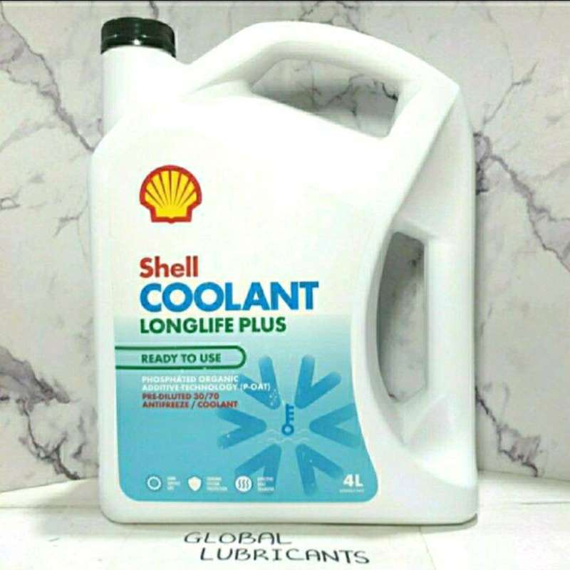 Jual Shell Coolant Longlife Plus Antifreeze Coolant 4 Liter (Hijau) di ...