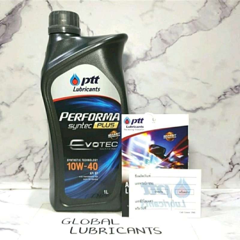 Promo PTT Evotec Performa Syntec Plus API SP 10W-40 10W40 1 Liter ...