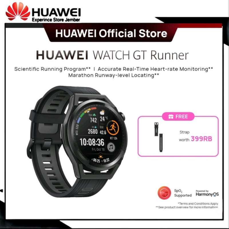Jual Huawei Watch Gt Runner Smartwatch | Scientific Running Program ...
