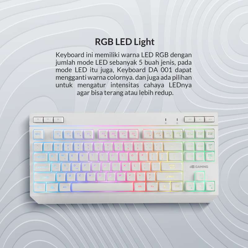 Promo Keyboard Gaming Digital Alliance Rgb Tkl Wireless 2.4ghz Semi ...