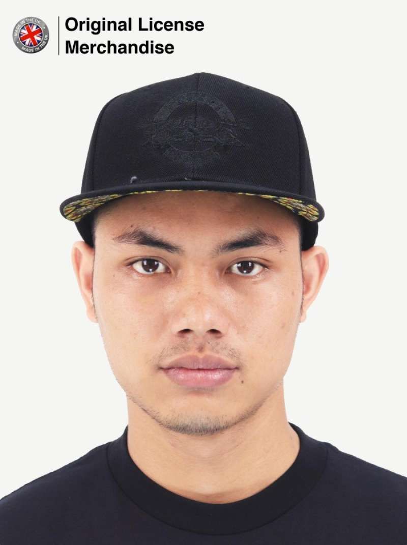 Jual Topi Hat Snapback Pria Unisex Dewasa GNR GUNS N ROSES Ori Circle ...