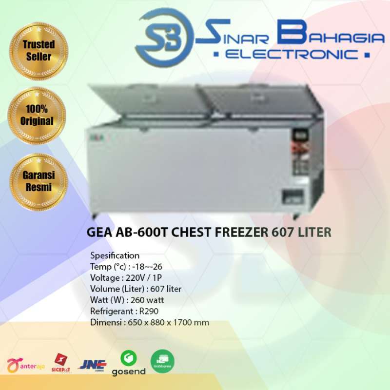 Jual Gea Ab-600 Chest Freezer 600 Liter (new) ( Khusus Bandung) Di ...