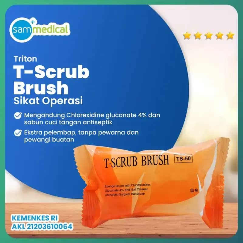Jual Triton T-scrub Brush / Sikat Operasi Plus Sabun Ts 50 - Persatuan ...