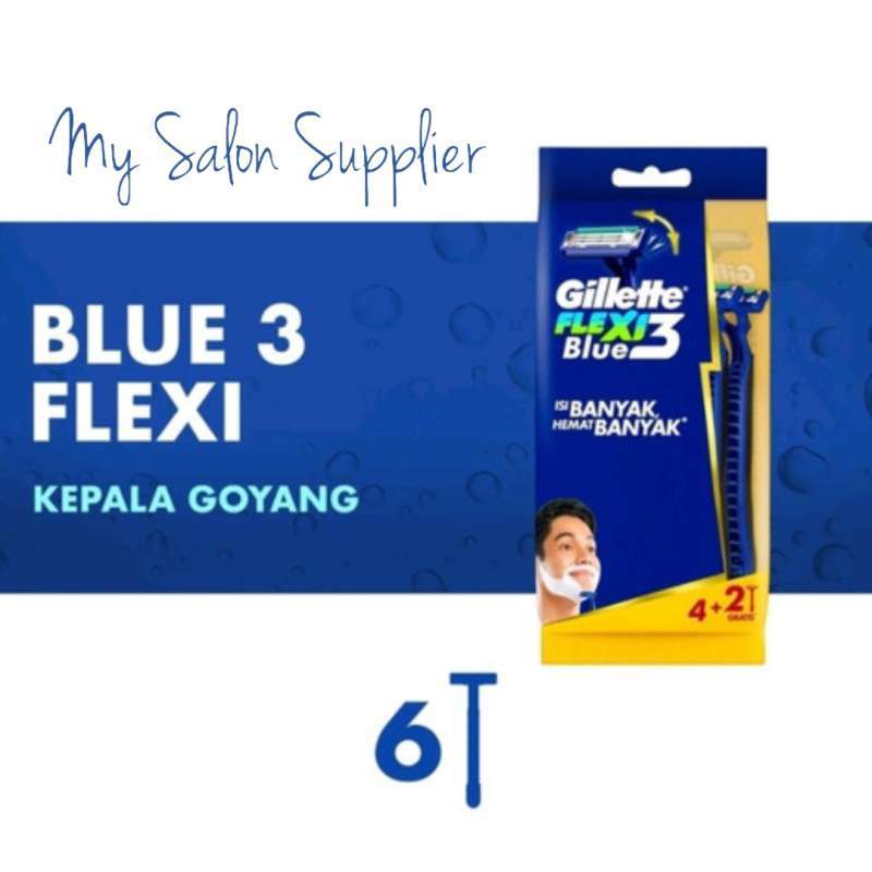 Gillette Pencukur Blue 3 Flexi Alat Cukur Lengkap Harga Terbaru Mei ...