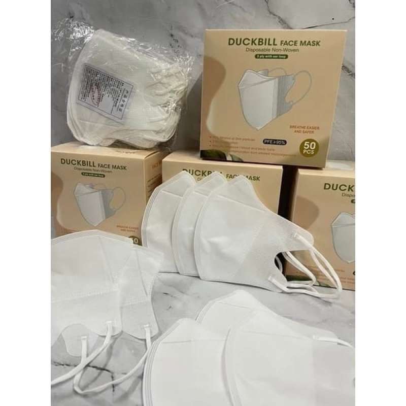 Jual masker duckbill hijab/masker duckbill headloop isi 50 ada garis ... Jual masker duckbill hijab/masker duckbill headloop isi 50 ada garis ...
