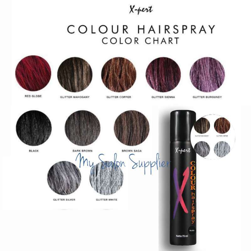 X Pert Colour Hairspray Black Lengkap Harga Terbaru Mei 2024 | Blibli